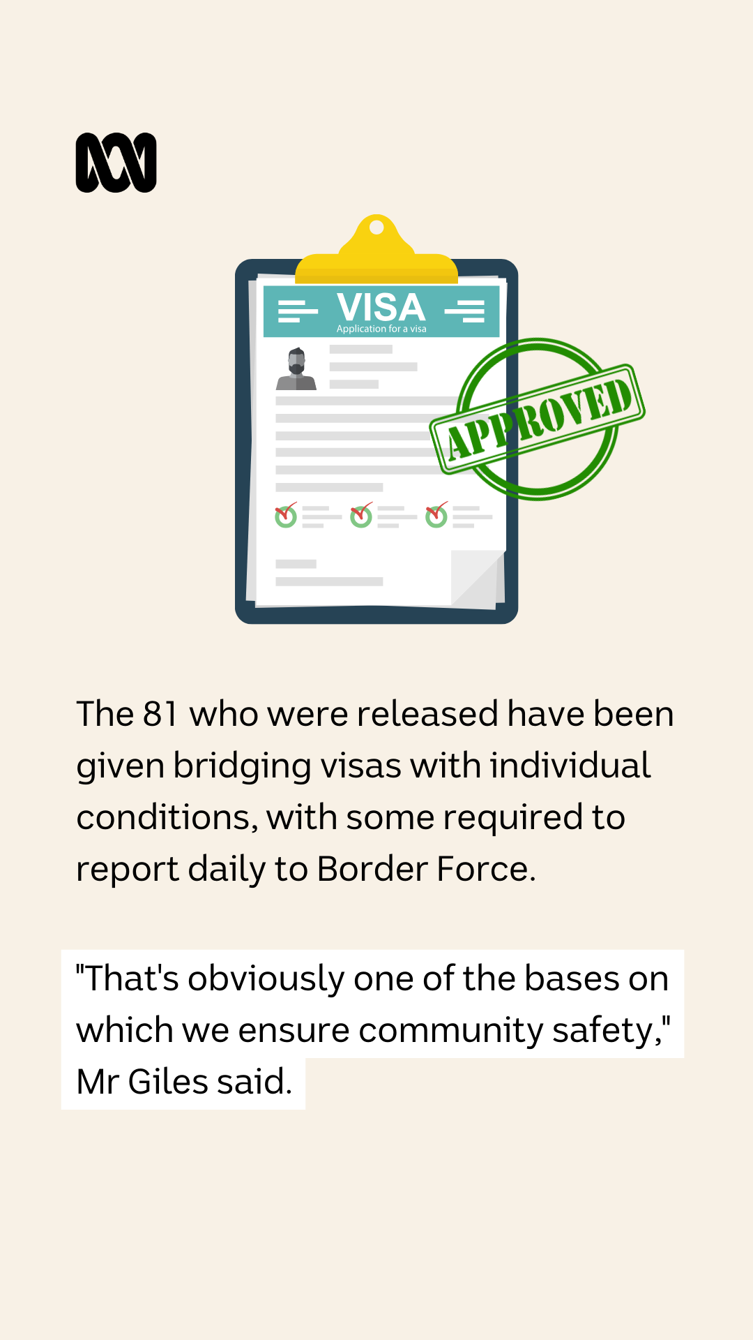 81 asylum seekers released from immigration detention - ABC News