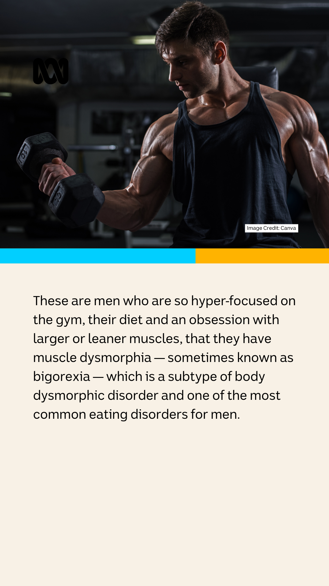 The unhealthy reason drawing men into the gym - ABC News