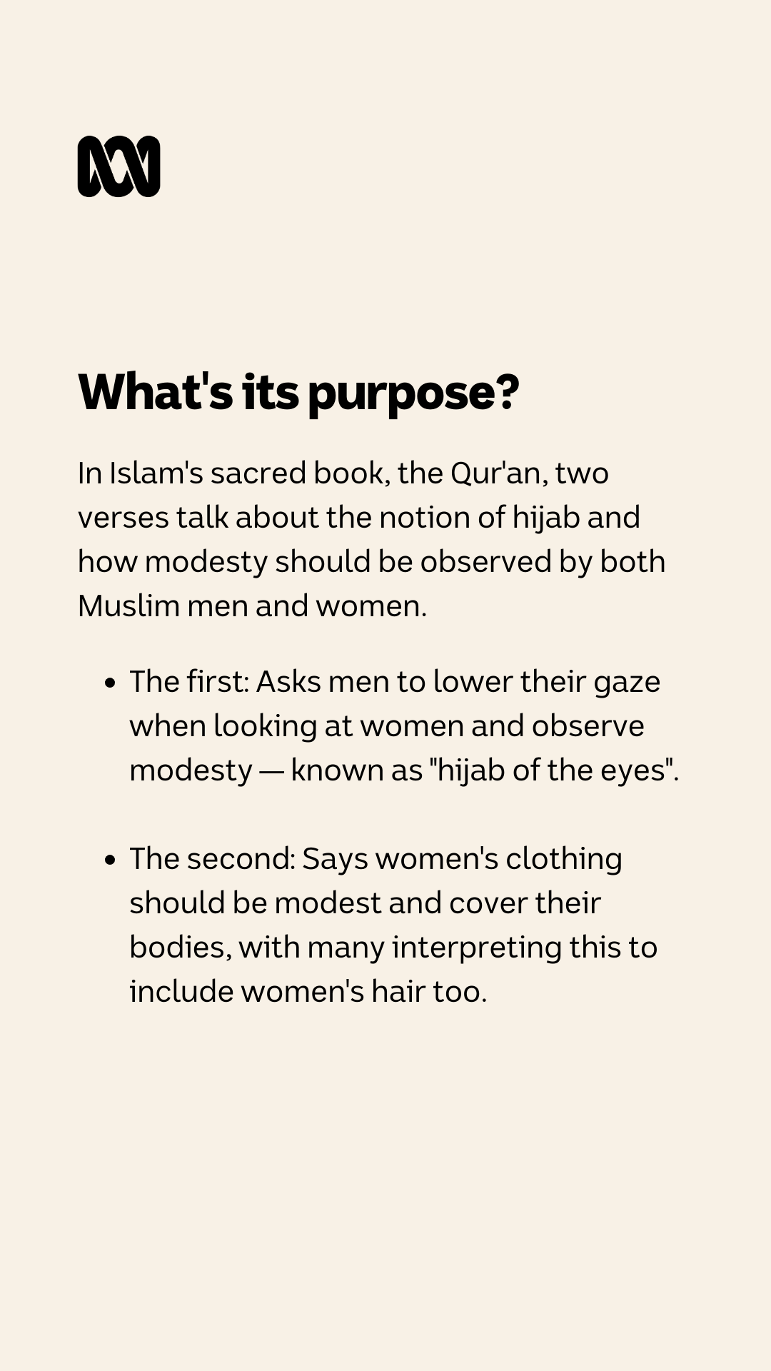 Why Muslim women cover their hair with a hijab - ABC News