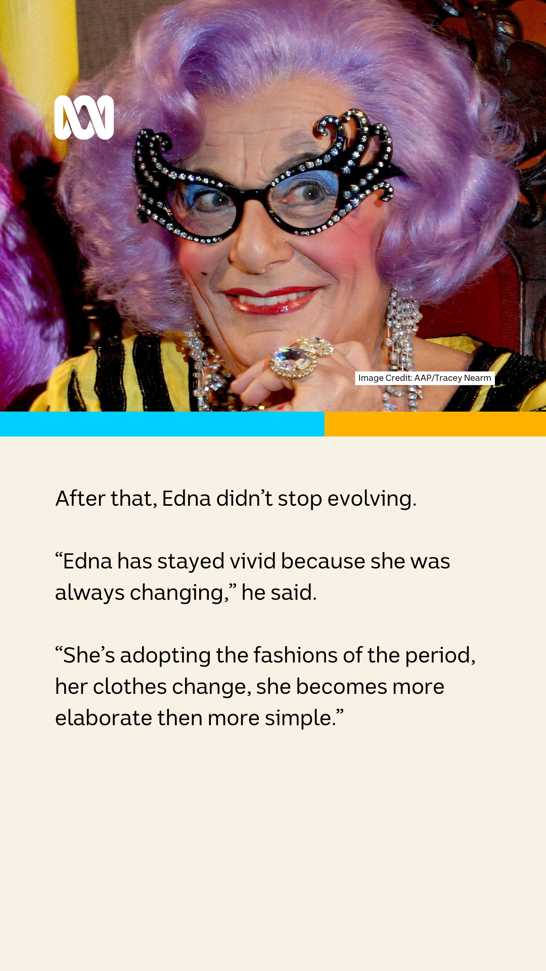Barry Humphries on the evolution of Dame Edna Everage - ABC News