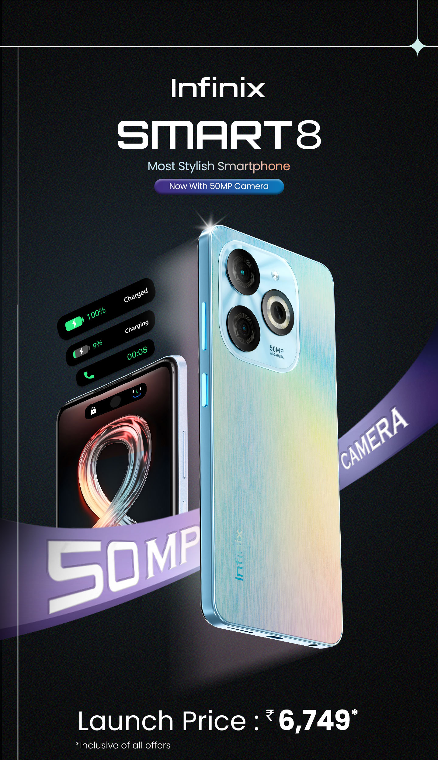 Infinix Launches Feature-Packed Smart 8 Plus Under 8000 - Cashify