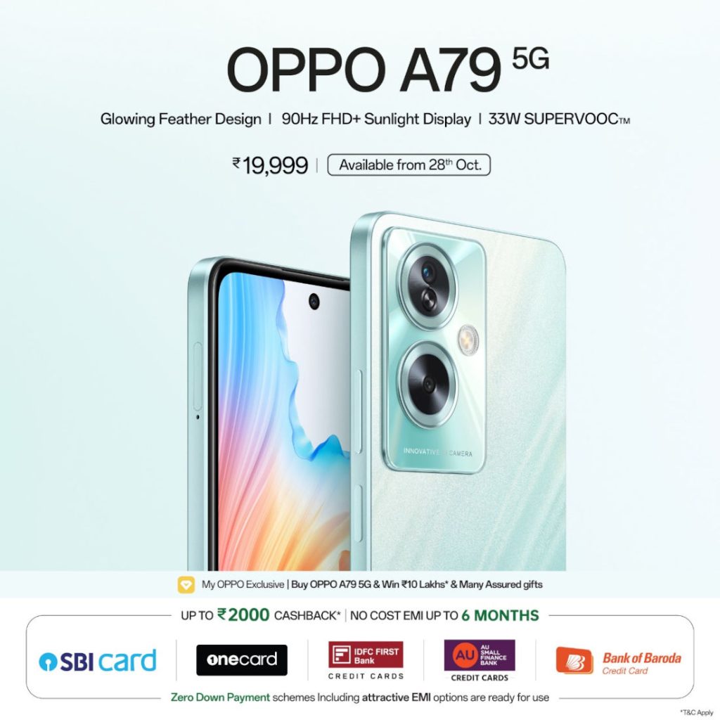 Oppo A79 5G Smartphone Launched In India: Price Specs - Cashify