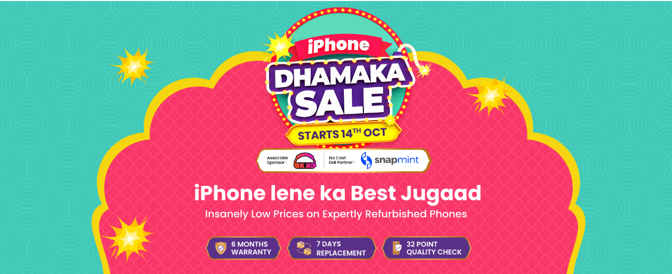Get Apple iPhone 14 At Just Rs. 69,000 on Cashify - Cashify