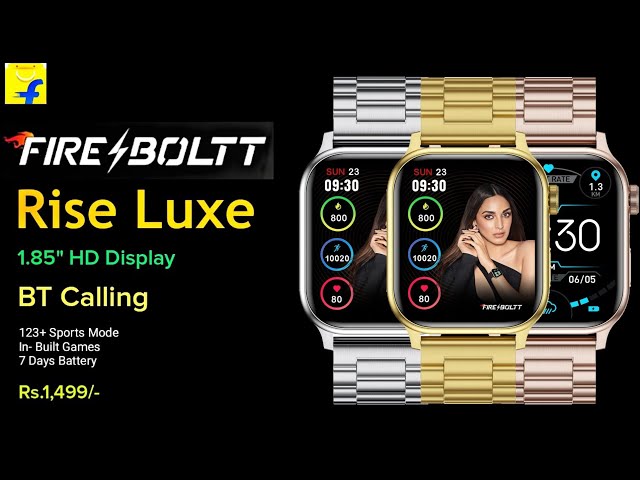 Fire-Boltt Rise Luxe Launched: Affordable Innovation Unveiled - Cashify