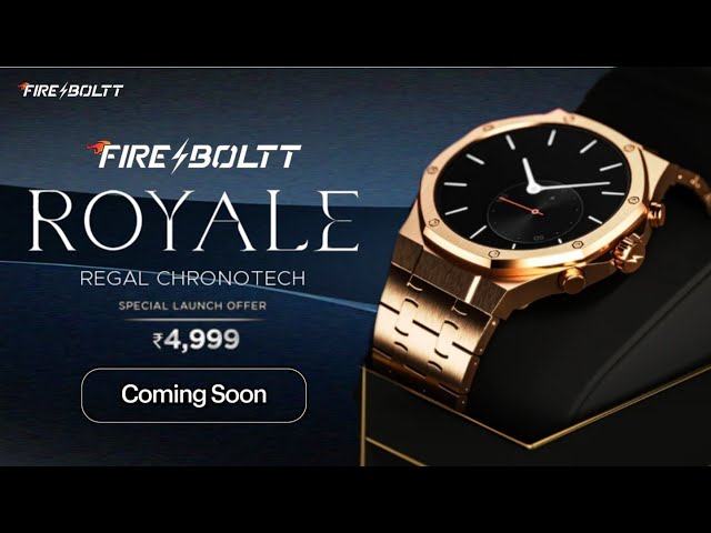 Fire-Boltt Royale Launch: Exciting Features Unveiled! - Cashify