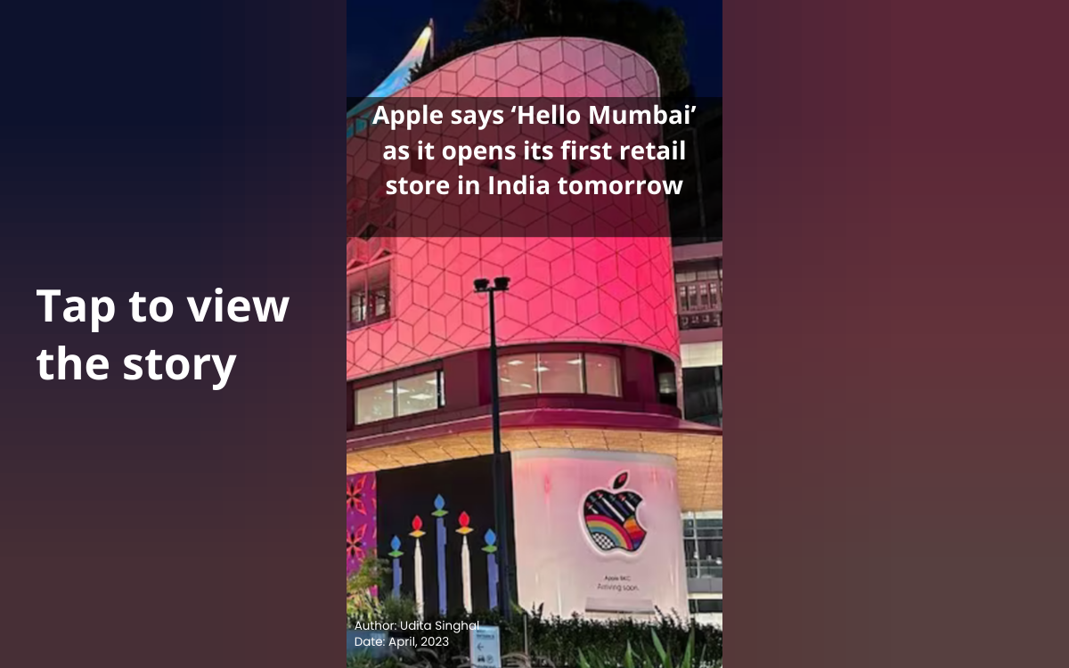 Apple says ‘Hello Mumbai’ as it opens its first retail store in India ... Apple says ‘Hello Mumbai’ as it opens its first retail store in India ...