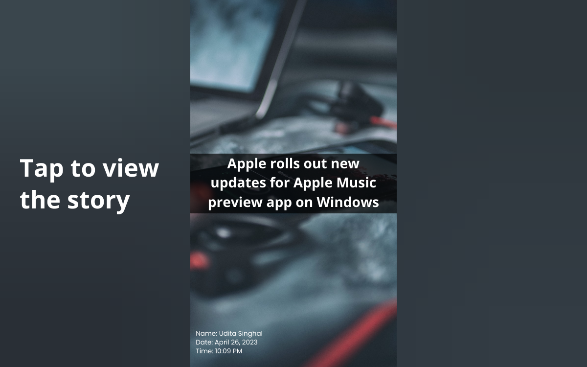Apple rolls out new updates for Apple Music preview app on Windows ...