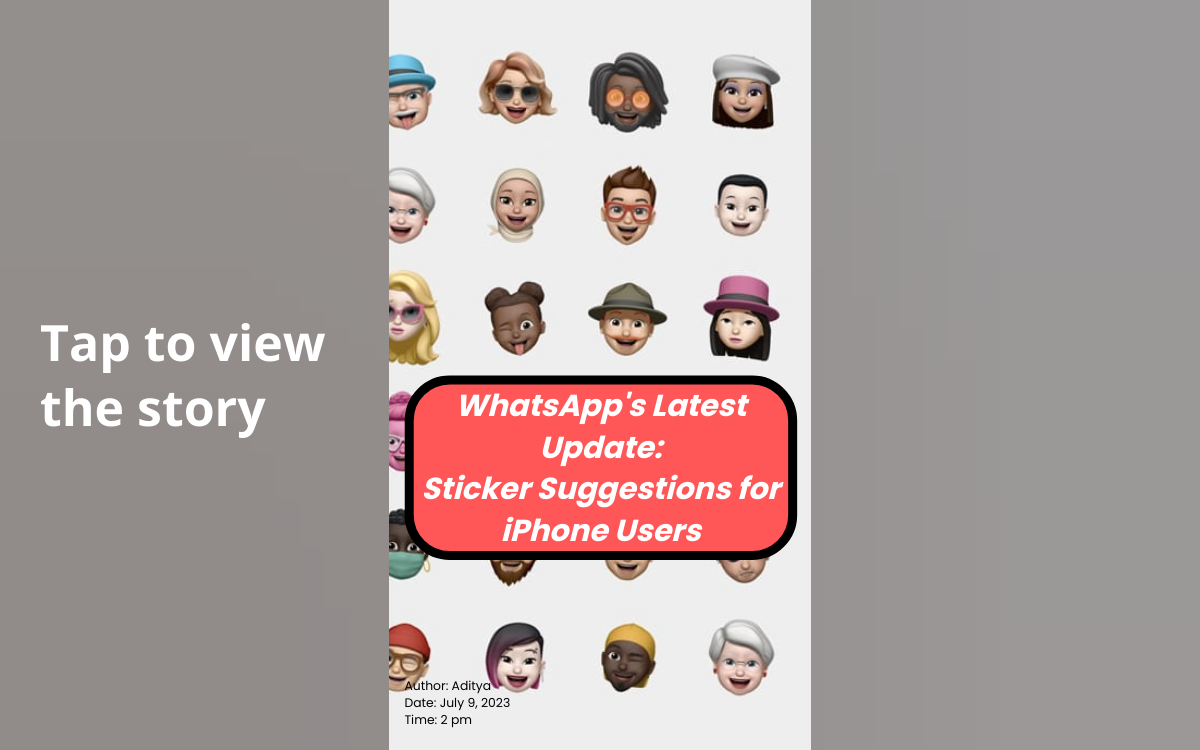 WhatsApp's Latest Update: Sticker Suggestions for iPhone Users - Cashify