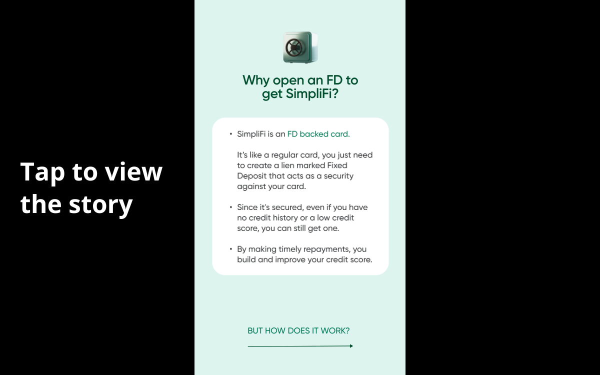 Why open an FD to get SimpliFi - Fi