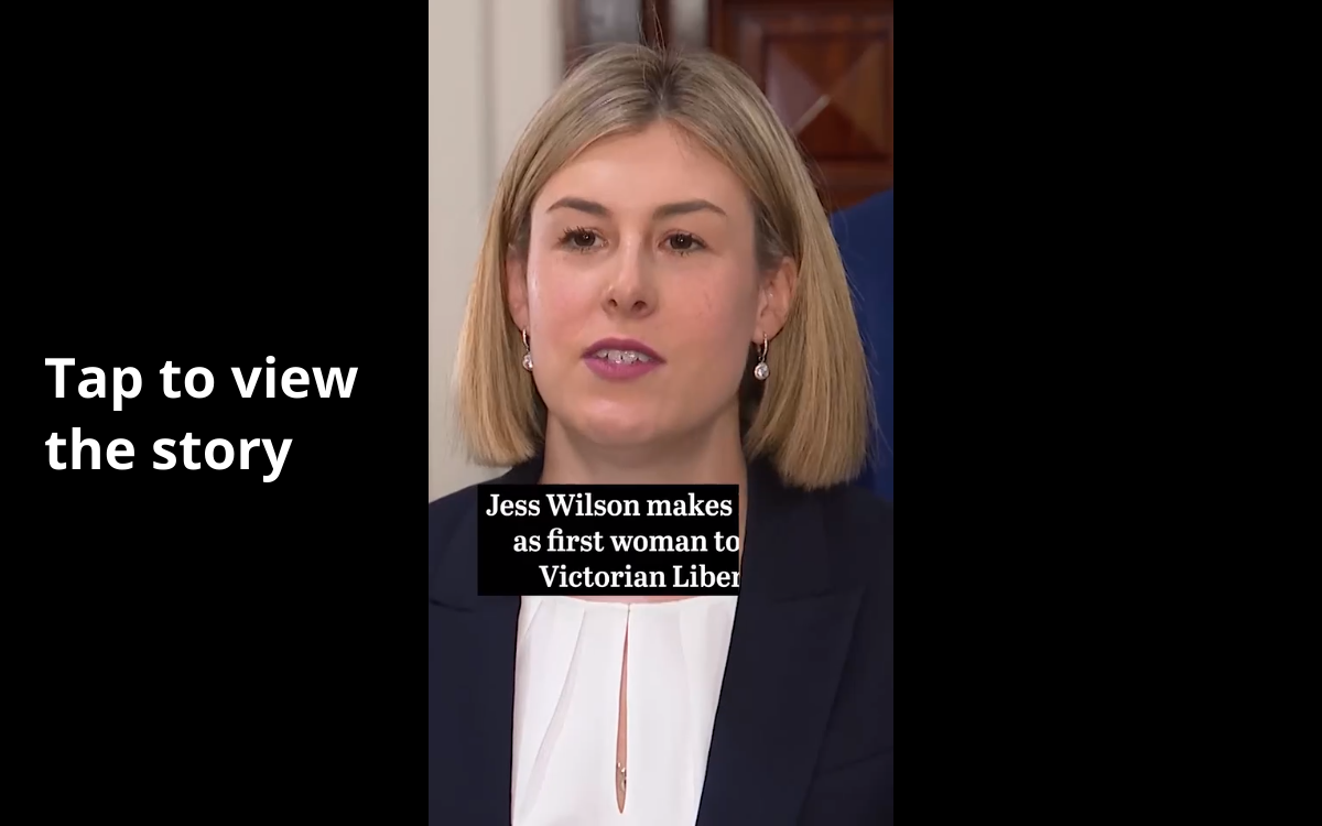 Jess Wilson makes history as first female to lead Victorian Liberals ...
